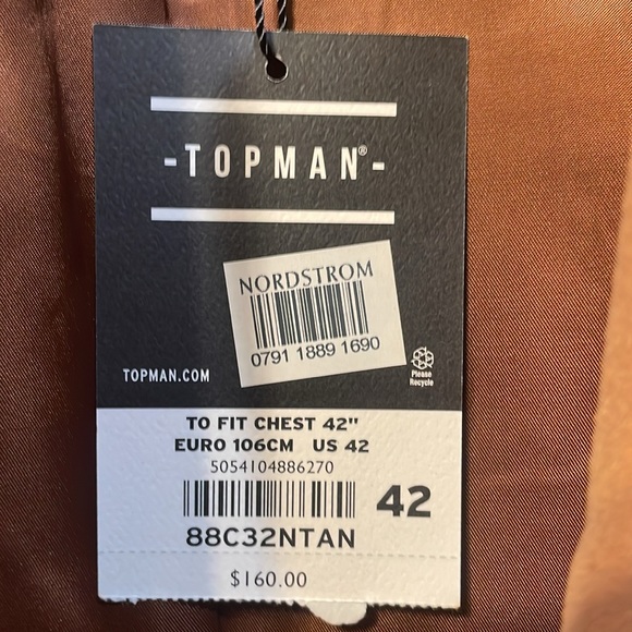 Topman | Jackets & Coats | Top Man Baseball Suede Jacket Brand New ...